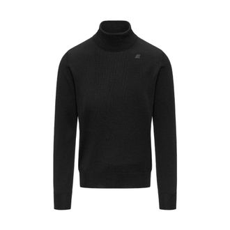 K-Way Henry Merino Rollkragenpullover - - Knitwear - Herren - Schwarzk - XL