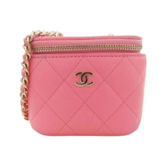 Chanel Sac bandouli&egrave;re mini doccasion - Femme - Pre-owned - Rose - Taille: ONE Size