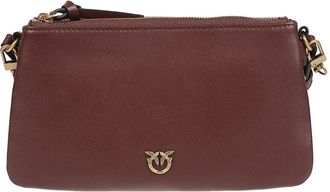 Pinko Pinko, Femme, Sacs, Brun, Taille: ONE Size Double Mini Bag