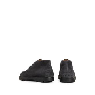Tod's Suede with Gommino Detail Sneakers - Gray