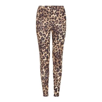 Ichi Leopardenmuster Leggings Tannin W.Print - - Trousers - Damen - Mehrfarbig - L