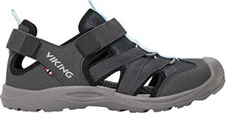 Viking Viking Mixte Adventure M+w Sandales, Noir Charbon, 40 EU Large