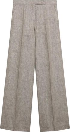 Max Mara Femme, Pantalons, Beige, Taille: 38 FR Pantalon Large Deserto