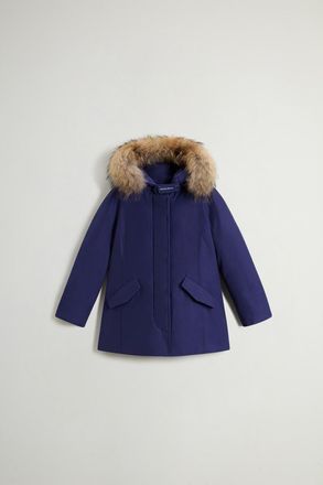 Woolrich Arctic Parka mit abnehmbarem Pelzbesatz für Mädchen Lila Größe 10