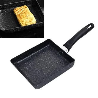 Generic Haofy Mini Poêle à Frire, Poêle à Omelette Antiadhésive Légère avec Poignée en Silicone, Parfaite pour les oeufs et les Sandwichs, 5,1 X 7,1 Pouces po