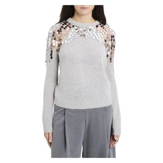 Dixie Rundhals-Strickware - - Knitwear - Damen - Grau - S