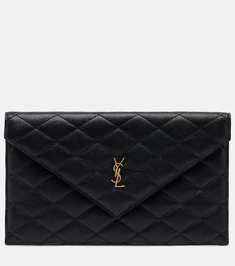 Saint Laurent Clutch Paris aus Leder