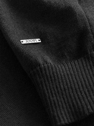 Joop Rollkragenpullover schwarz,Casual,Wolle,Unifarben,Stehkragen,Gerade