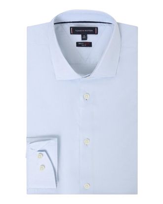 Tommy Hilfiger TH Flex Stretch-Hemd mit Haifischkragen, Slim Fit in