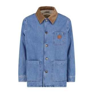 Valentino VLogo Signature Denimjacke - - Jackets - Herren - Blau - XL