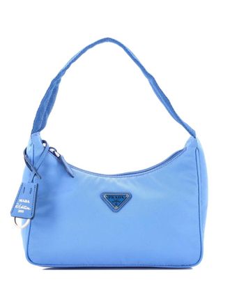 Prada mini sac cabas Re-Edition 2000 Tessuto - Bleu