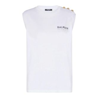 Balmain Paris Tank Top - - Tops - Damen - Wei&szlig; - XS