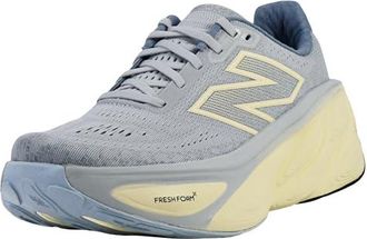 New Balance Chaussures de Course Fresh Foam X More V5 pour Femme, Gris Perle/Douche cr&eacute;pusculaire/Calcium, 37 EU