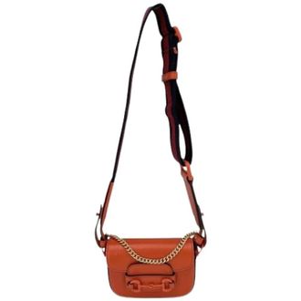 Gucci Sac bandouli&egrave;re Pre-owned - Femme - Pre-owned - Orange - Taille: ONE Size