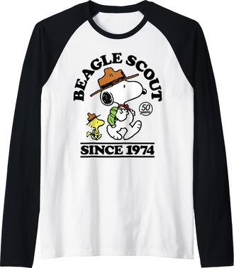 Peanuts Beagle Scout seit 1974 Raglan