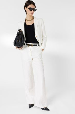 Gerard Darel Veste de tailleur en lin - TERYA - Ecru