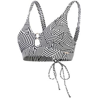 Speedo Damen Bikinioberteil SPDSCU TRI PRNT BKNITP AF BLACK/WHITE