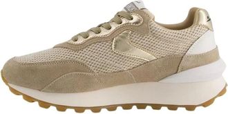 Voile Blanche Femme, Chaussures, Beige, Taille: 41 EU Qwark Baskets