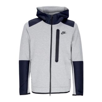 Nike Tech Fleece Kapuzen-Zipper-Sweatshirt - - Sport - Herren - Grau - XL