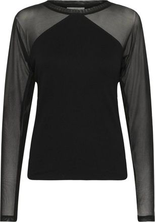 Karen by Simonsen Femme, Tops, Noir, Taille: 36 FR Long Sleeve Hauts