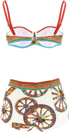 Dolce & Gabbana Sicilian Carretto Bikini - Multicolor