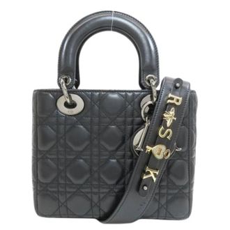 Dior Pre-owned Vintage Leder Handtasche - - Pre-owned - Damen - Schwarzk - ONE SIZE