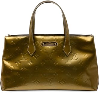 Louis Vuitton Crossbody Bags - Monogram Vernis Wilshire PM - Gr. unisize - in Grün - für Damen