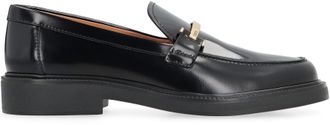 Tod's Womens Loafers Calf Leather Black