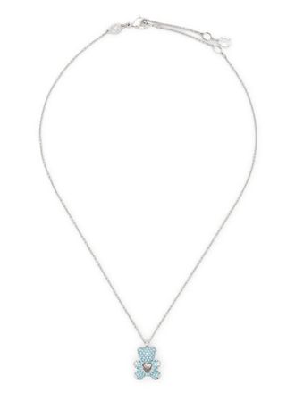 Swarovski collier &agrave; pendentif coeur teddy - Argent