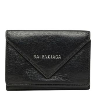 Balenciaga Portefeuille Tri-fold Pre-owned - Femme - Pre-owned - Noir - Taille: ONE Size