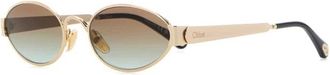 Chlo&eacute; Lunettes de soleil Ch0355S - unisex - Accessoires - Jaune - Taille: ONE Size
