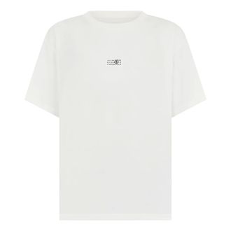 Maison Margiela Homme, Tops, Blanc, Taille: M T-shirt logo
