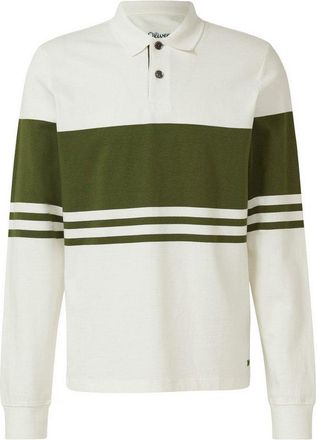 s.Oliver Sweatshirt Sweatshirt Baumwoll-Sweatshirt mit Polokragen und Knopfleiste