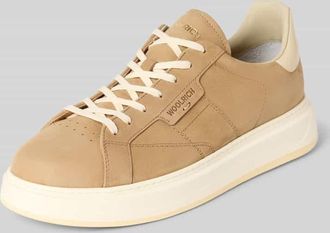 Woolrich Chunky Sneaker aus Leder mit Schn&uuml;rung