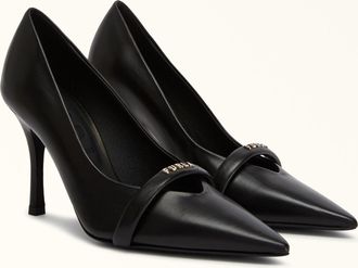 Furla Core Pumps Nero Schwarz Nappa Damen