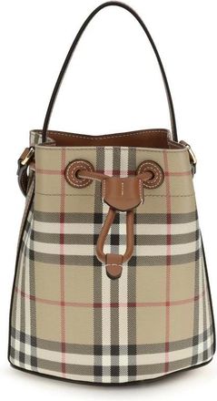 Burberry Femme, Sacs, Beige, Taille: ONE Size Mini Sac Seau Check