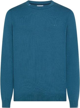 Sun 68 Homme, Pulls, Bleu, Taille: L K36101 Pull ras du cou