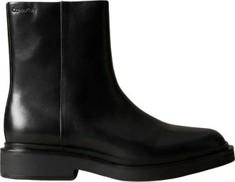 Calvin Klein SQ Rubber Zip Boot Lth - - Shoes - Herren - Schwarzk - 45 EU
