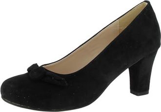 Hirschkogel Femme Damen Pumps Escarpins, Schwarz, 41 EU