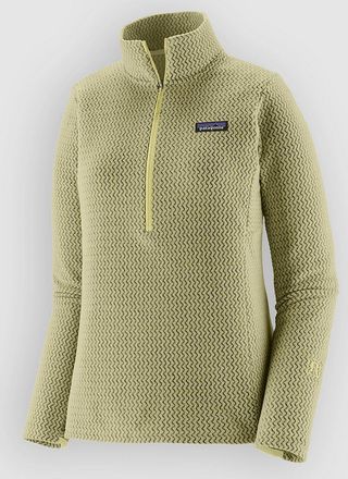 Patagonia R1 Air Zip Neck Fleece Pullover vellum green