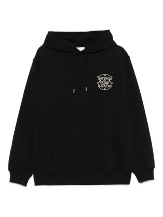 Drôle de Monsieur Hoodie mit Slogan - Schwarz