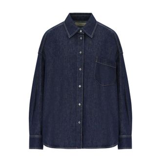 Max Mara Damen, Blusen & Hemden, Blau, 3XSGr&ouml;&szlig;e