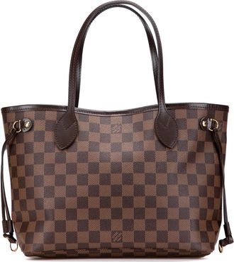 Louis Vuitton Shopper - Damier Ebene Neverfull PM - Gr. unisize - in Braun - für Damen