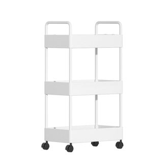 Generic Rollbarer Schlanker Aufbewahrungswagen, Rollwagen for Badezimmer-Organizer, L&uuml;cken-Aufbewahrungsregal Mit R&auml;dern, for Schmale Orte Im Badezimmer(3 tie