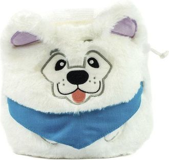 YY Vertical Samoyed Dog - Magnesiumbeutel