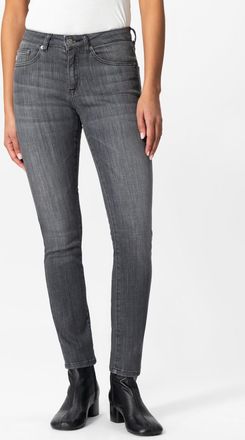 Mud Jeans Damen vegan Jeans Low Slim Faye Authentic Schwarz