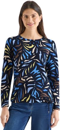 Cecil Gemustertes Shirt universal Blue XXL