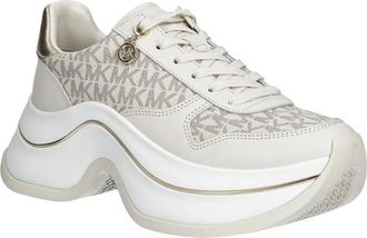 Michael Kors Arla Baskets - Femme - Chaussures - Beige - Taille: 38 1/2 EU