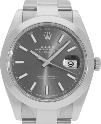 Rolex Uhren - Datejust - Gr. unisize - in Grau - f&uuml;r Damen