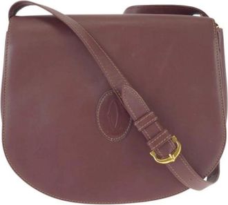 Cartier Pre-owned Cuir sacs-ports-paule - Femme - Pre-owned - Rouge - Taille: ONE Size